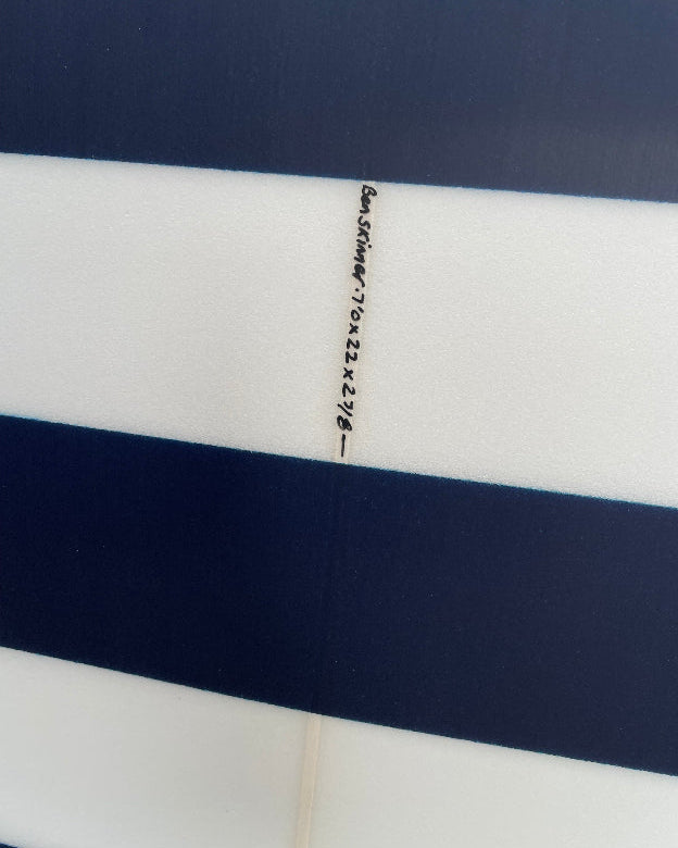 Skindog LKS SQSH 5'9" - White with Black Logo - Skindog Surfboards